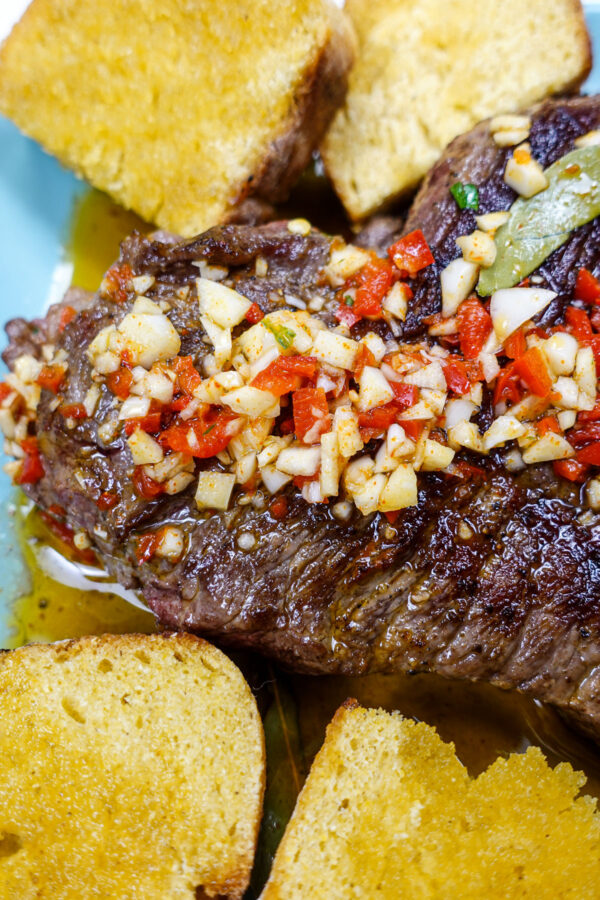 Portuguese Beef Steak Recipe - Posta à Mirandesa