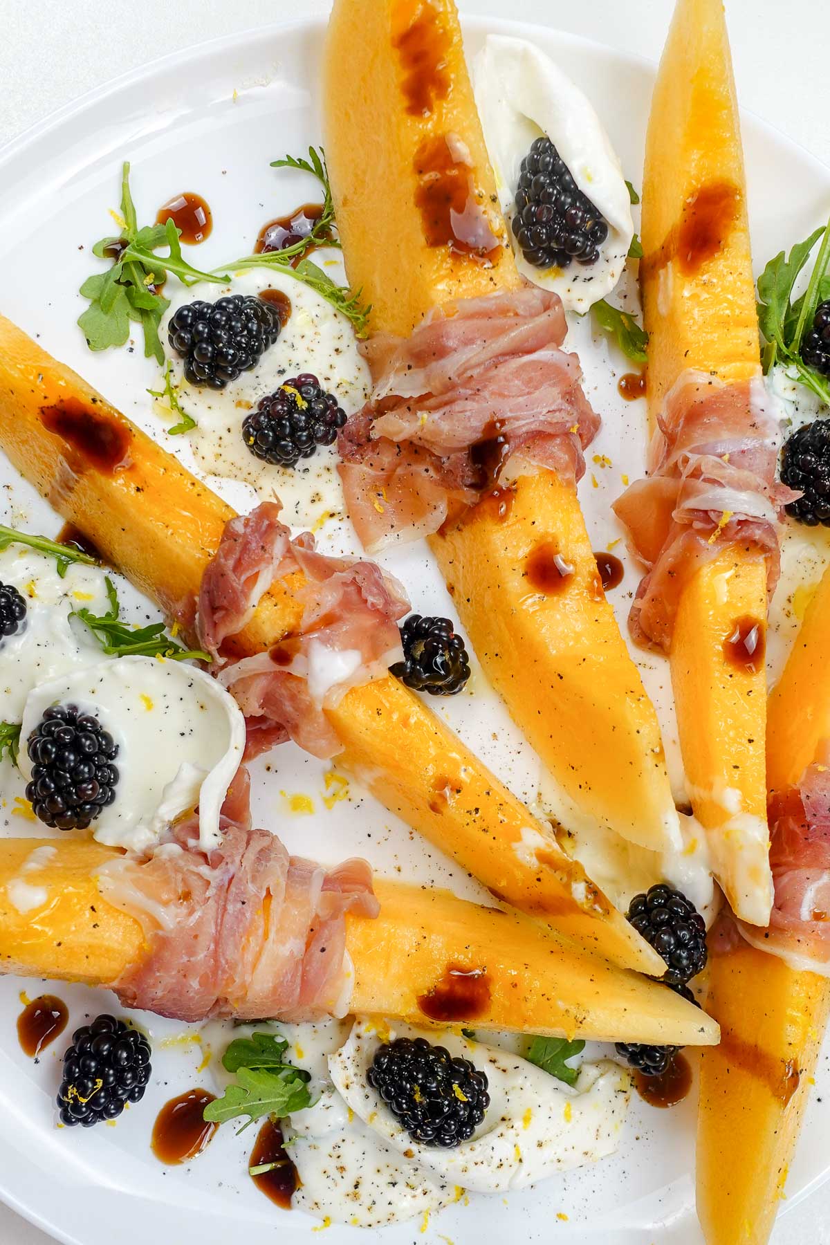 Melon Prosciutto Burrata Salad Recipe